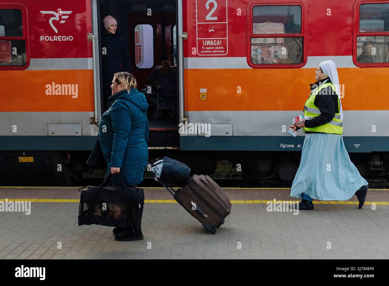 Jan Schmidt-Whitley/Le Pictorium - Influx of refugees on the Polish ...