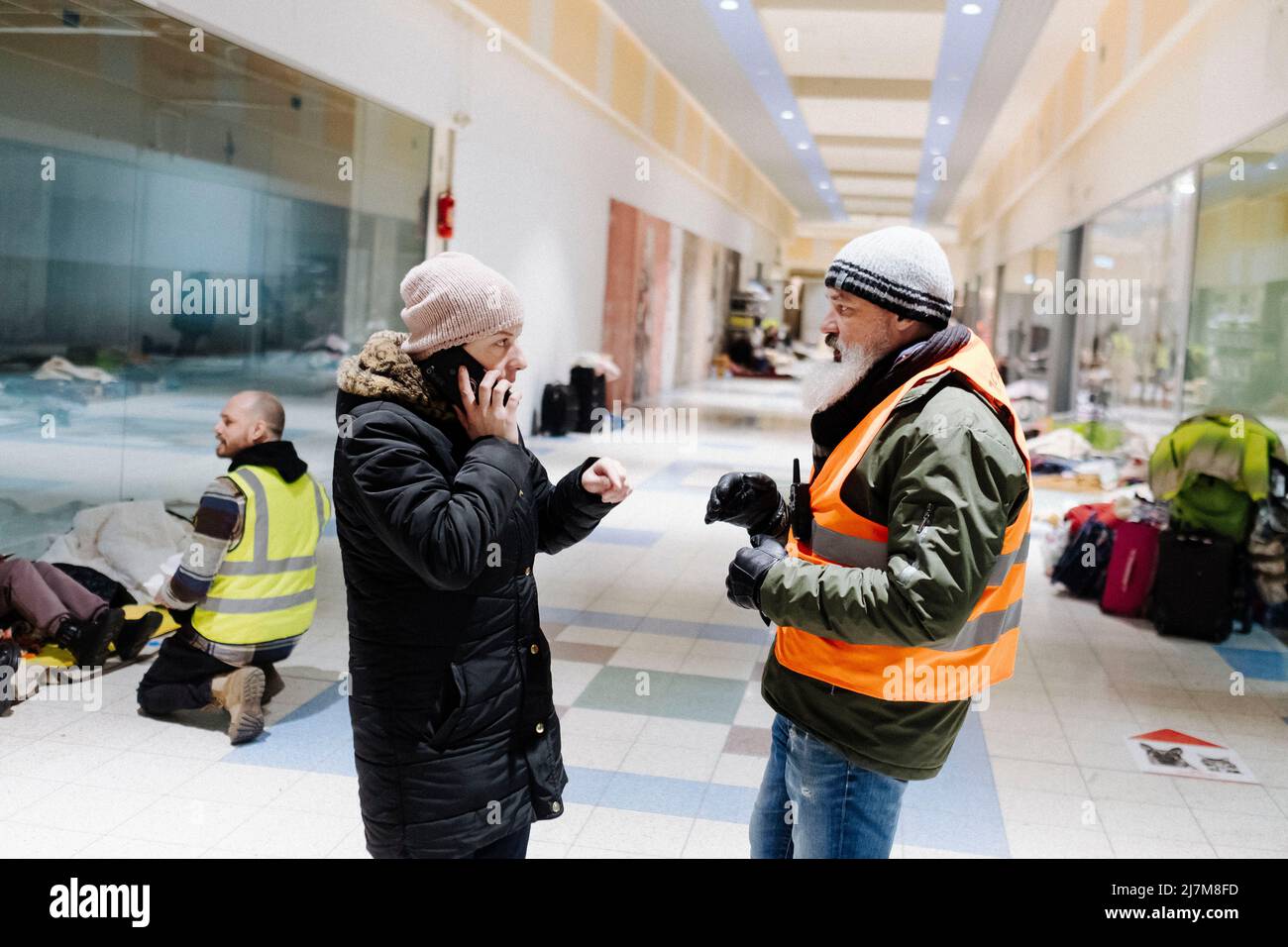 Jan Schmidt-Whitley/Le Pictorium - Refugees from Ukraine in the town of ...