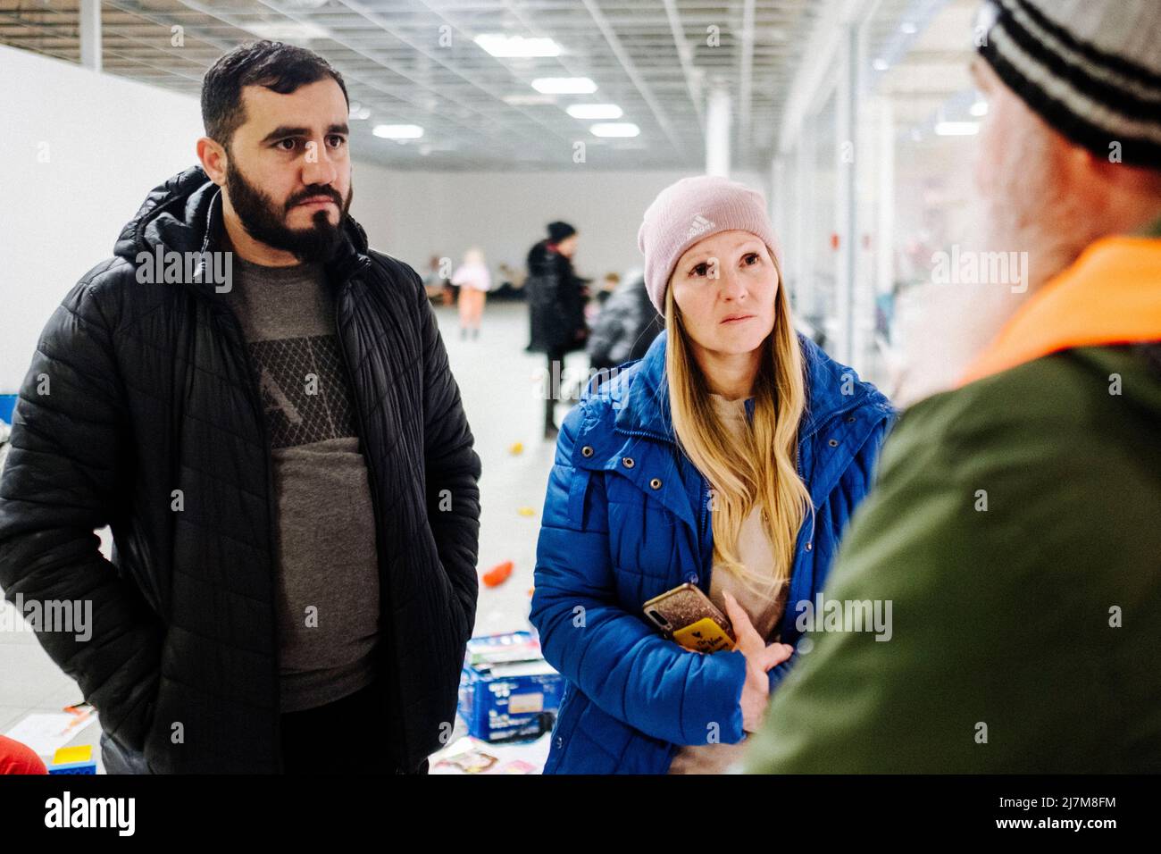 Jan Schmidt-Whitley/Le Pictorium - Influx of refugees on the Polish ...