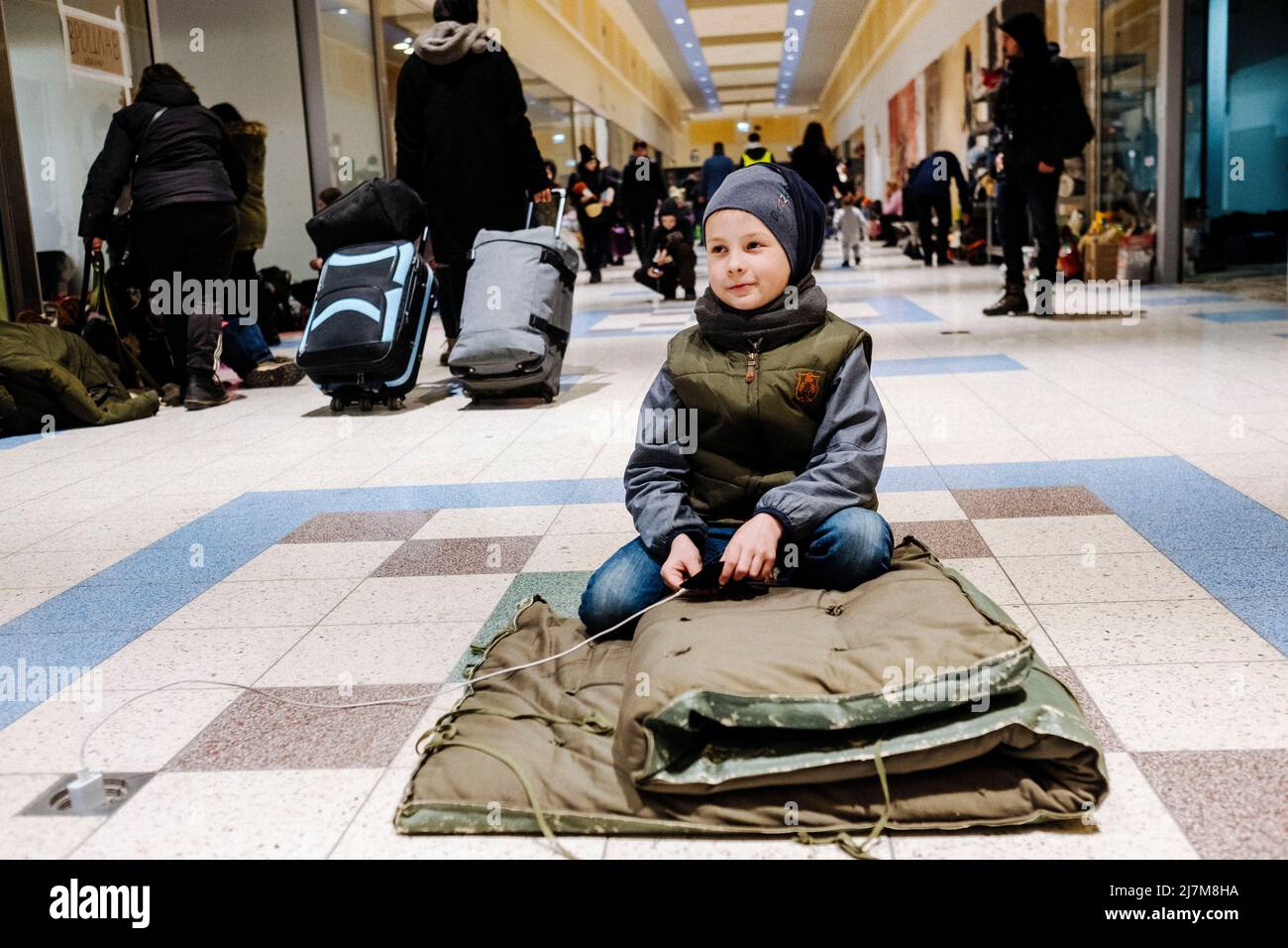 Jan Schmidt-Whitley/Le Pictorium - Influx of refugees on the Polish ...