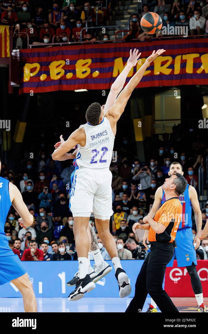 BARCELONA - APR 10: Walter Tavares in action during the ACB League ...