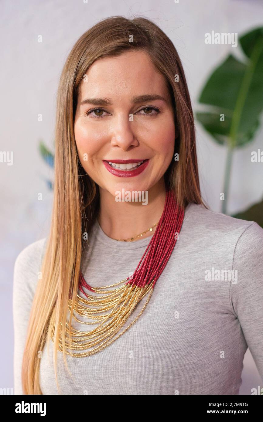 Actress Natalia Sanchez poses during the portrait session in Madrid. (Photo by Atilano Garcia ...