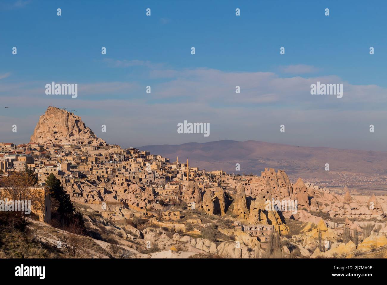 Amazing rocks in Zelve by night. Cappadocia Earth Pyramids. Goreme ...