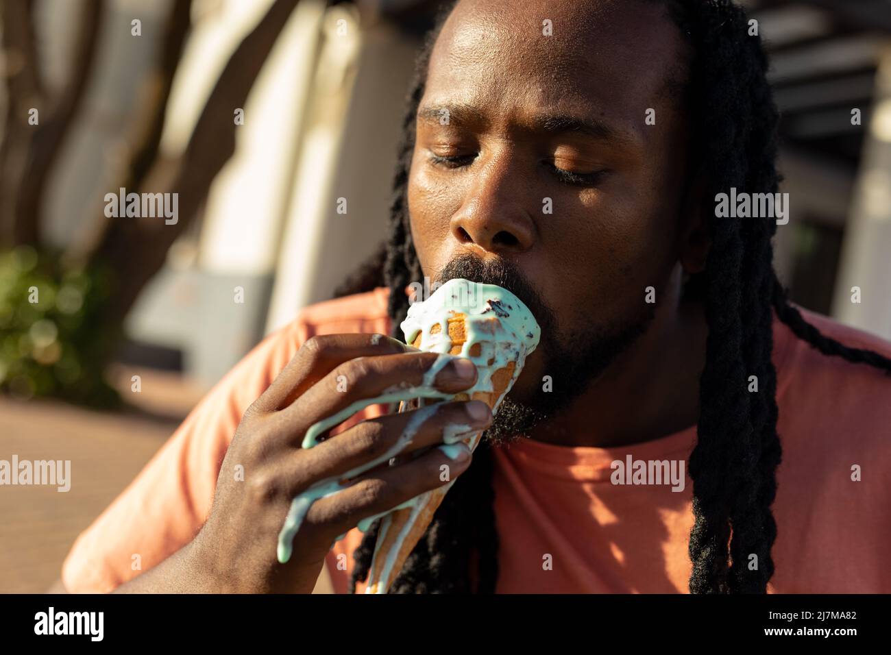 Eating Ice Cream Messy