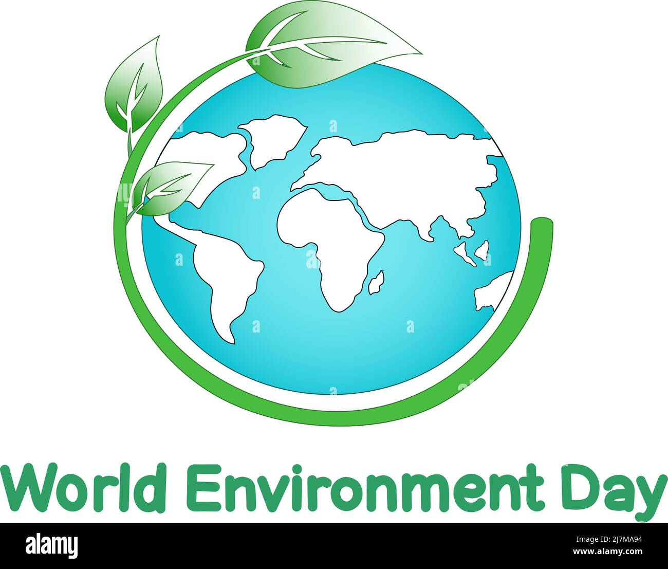 Save world cartoon lettering Cut Out Stock Images & Pictures - Alamy