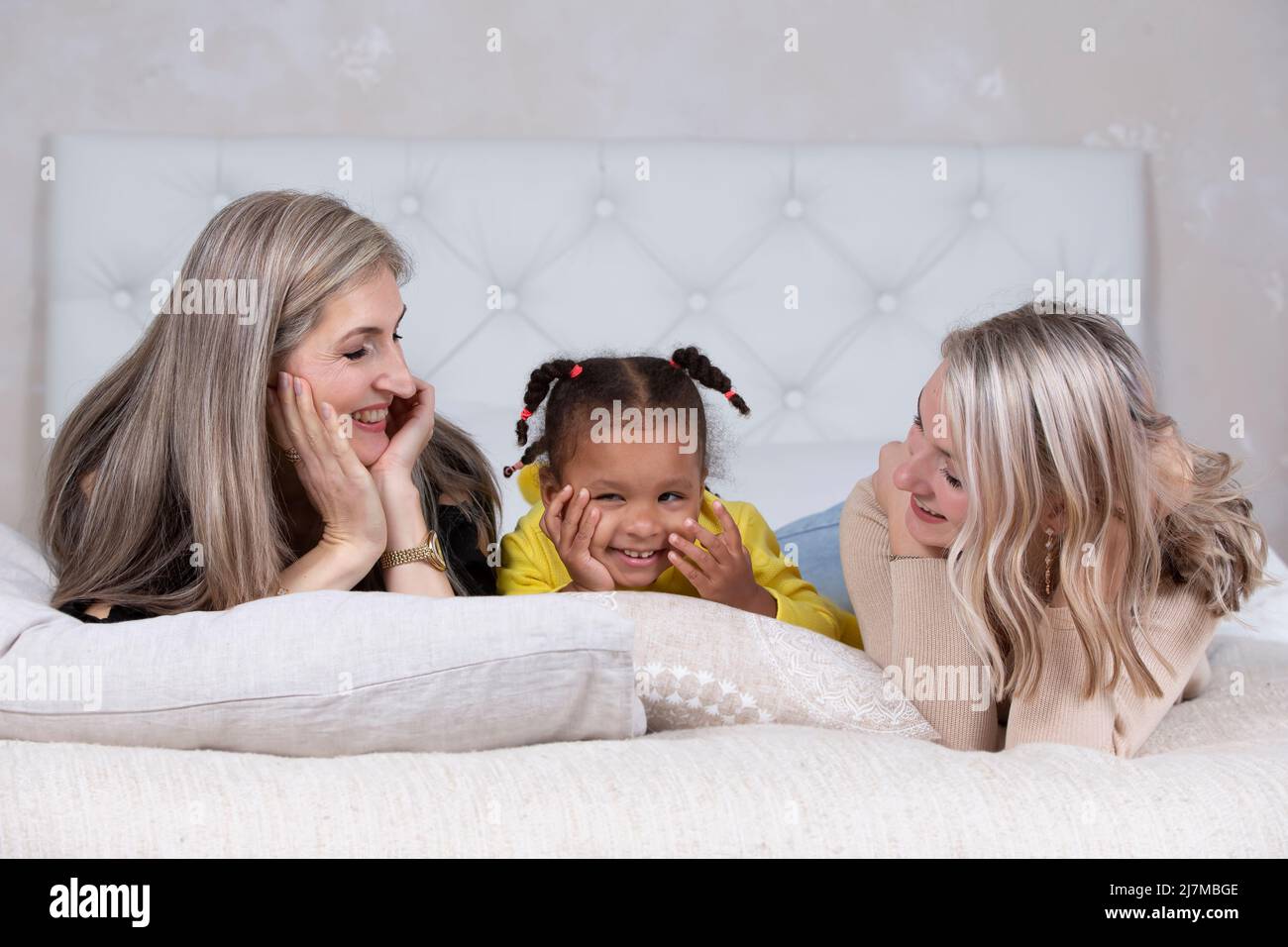 Family from different races. Mom grandmother light-skinned and a little ...