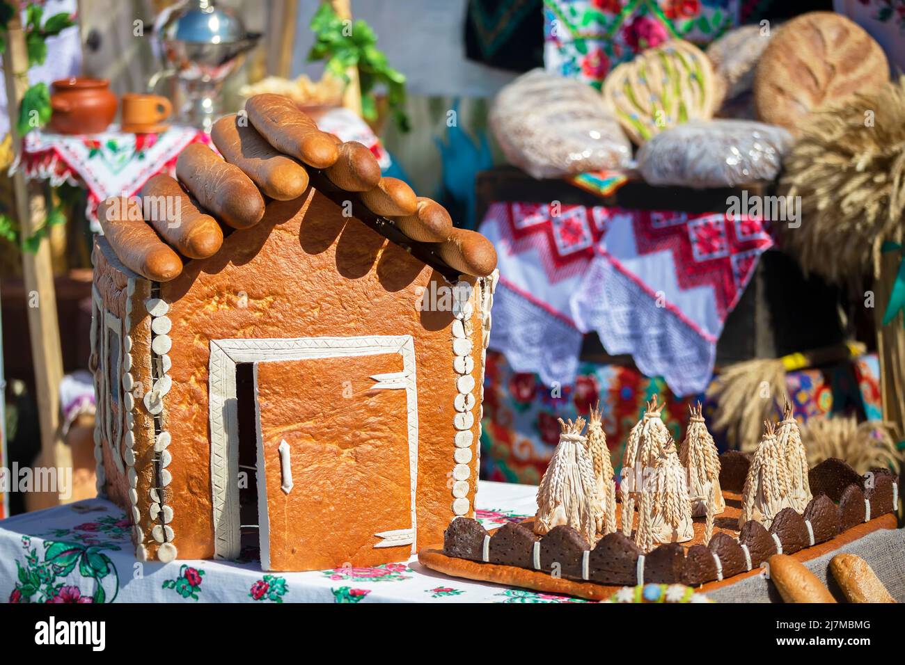 House made of dough and loaves Stock Photo - Alamy