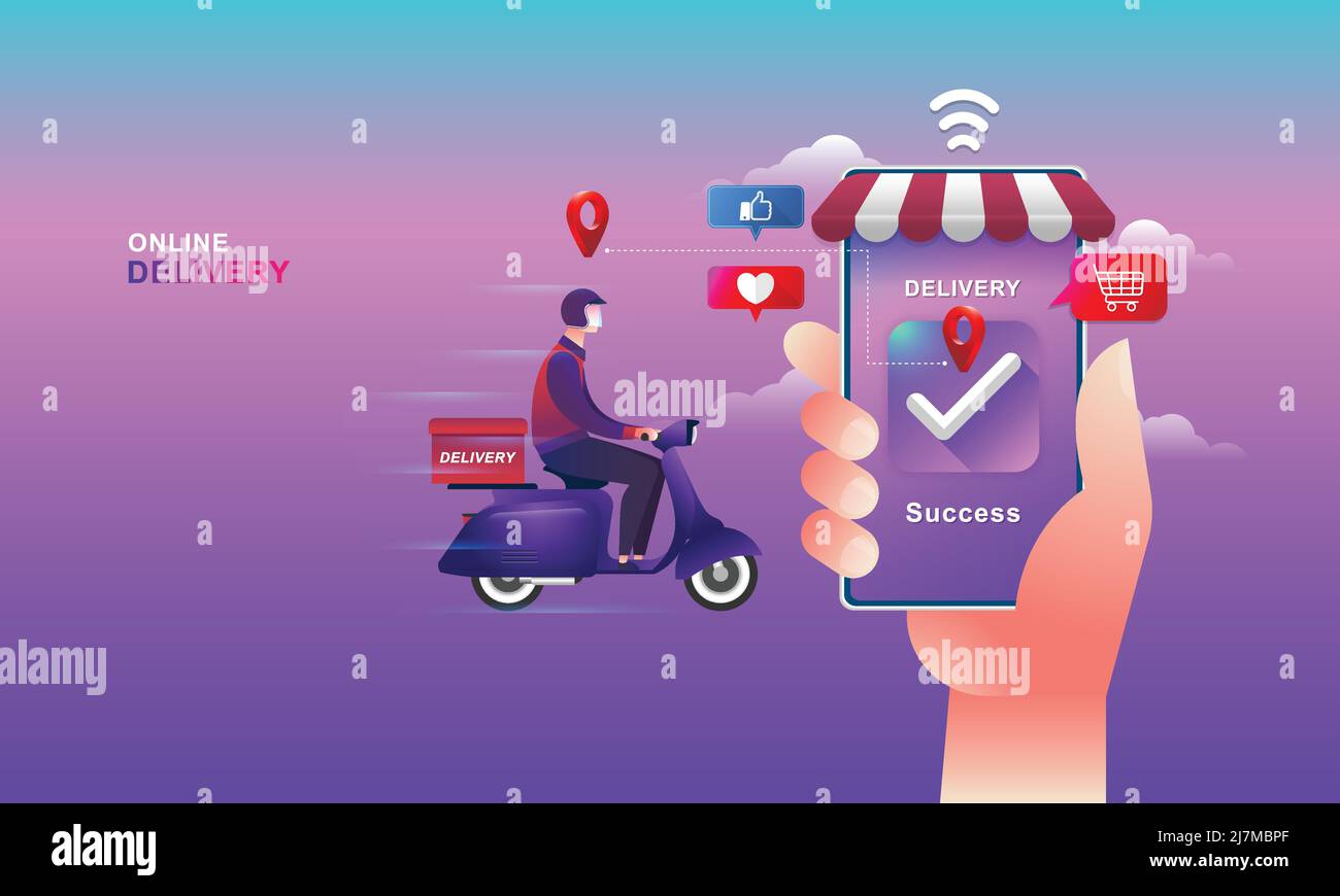 Man on big phone Stock Vector Images - Alamy