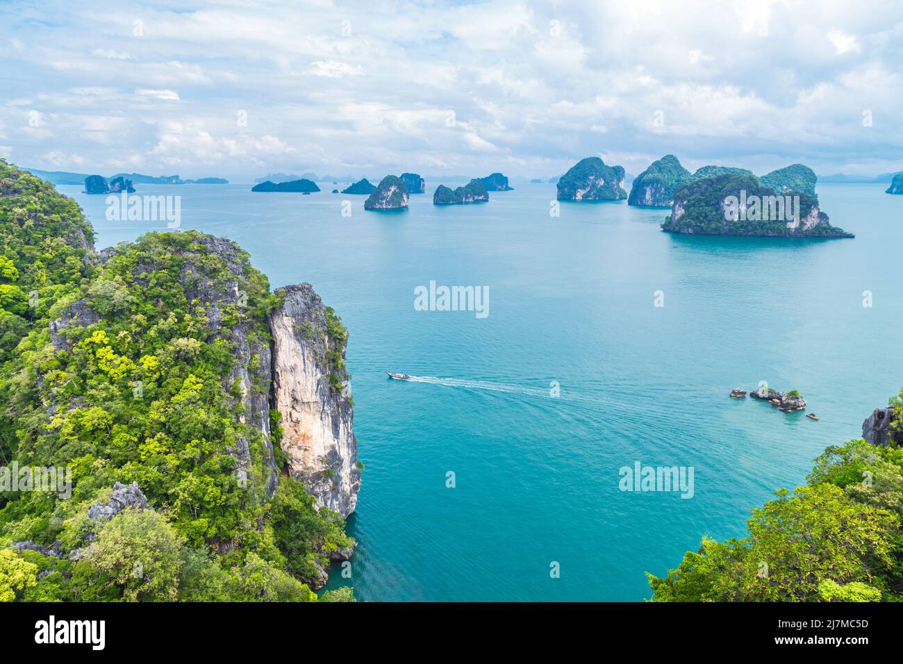 Koh Hong island view point to Beautiful scenery view 360 degree at ...