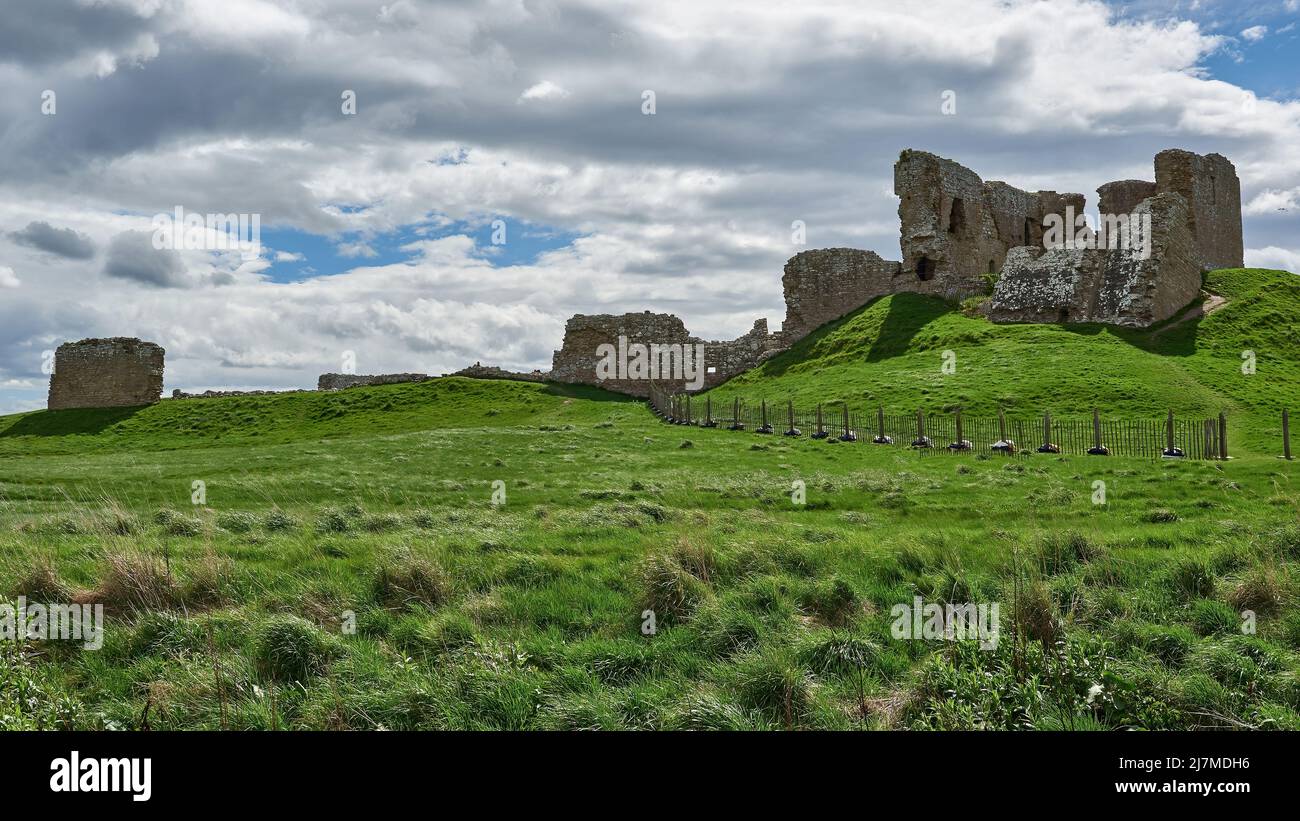 Duffus Castle, Moray Stock Photo - Alamy