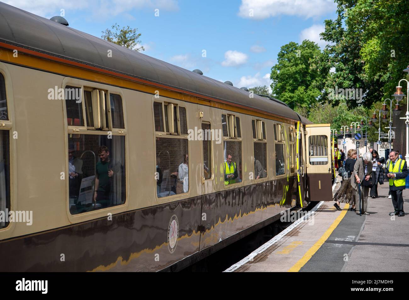 Windsor, Berkshire, UK. 10th May, 2022. The Royal Windsor Steam Express ...
