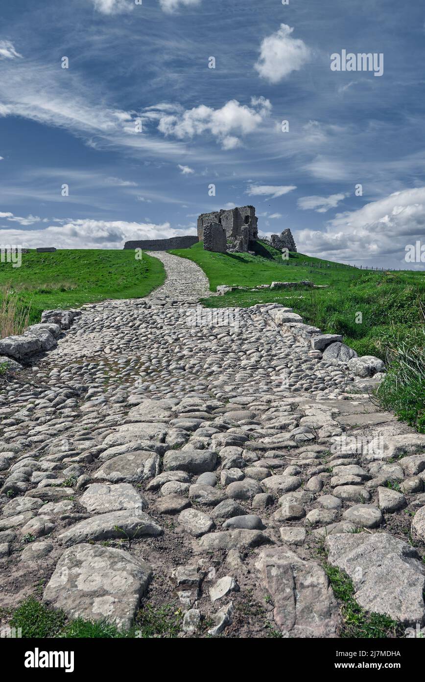 Duffus Castle, Moray Stock Photo - Alamy