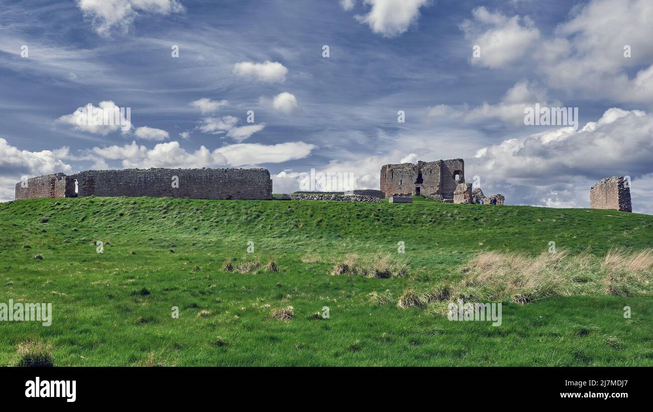 Duffus Castle, Moray Stock Photo - Alamy