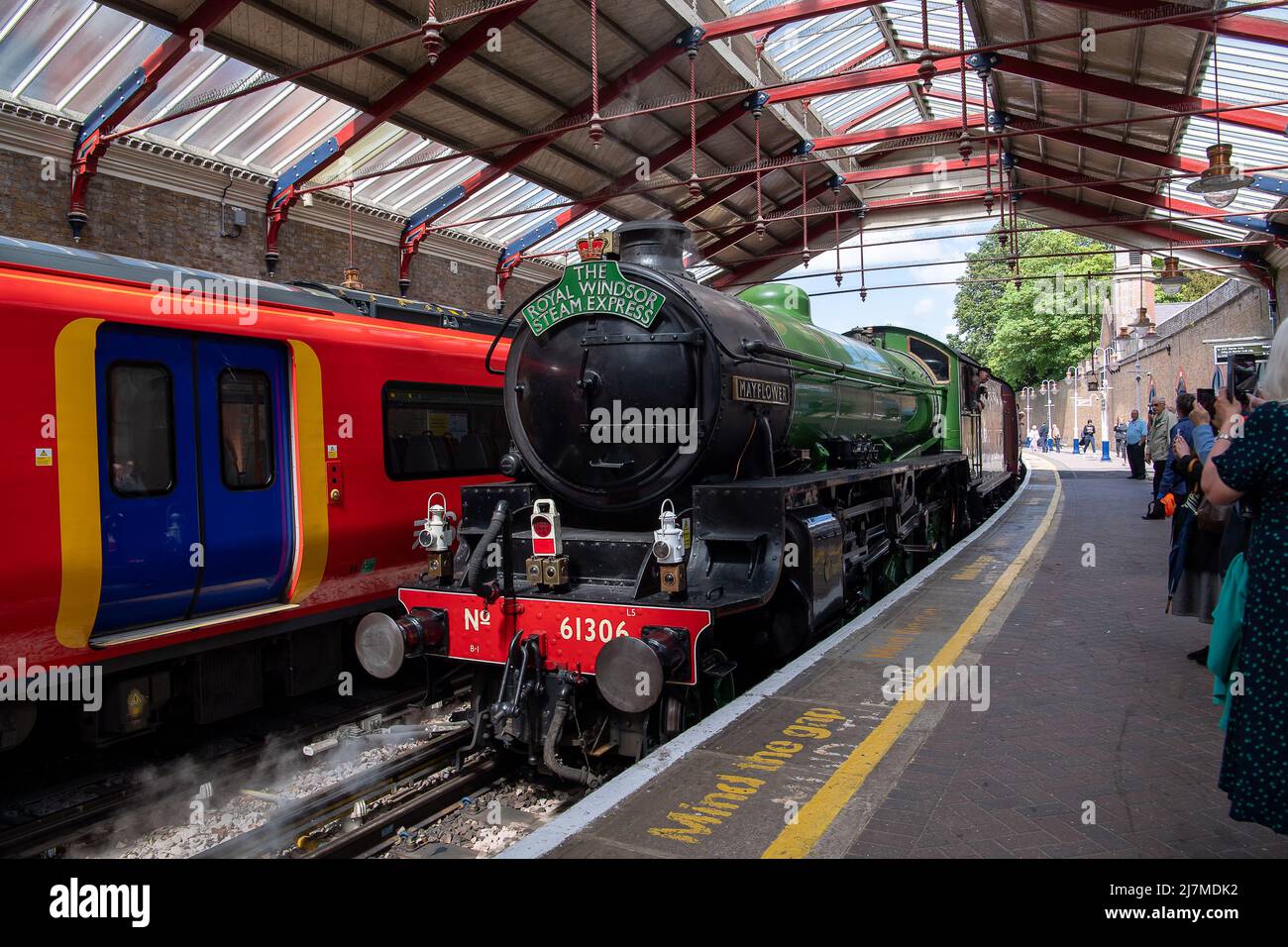 Windsor, Berkshire, UK. 10th May, 2022. The Royal Windsor Steam Express ...