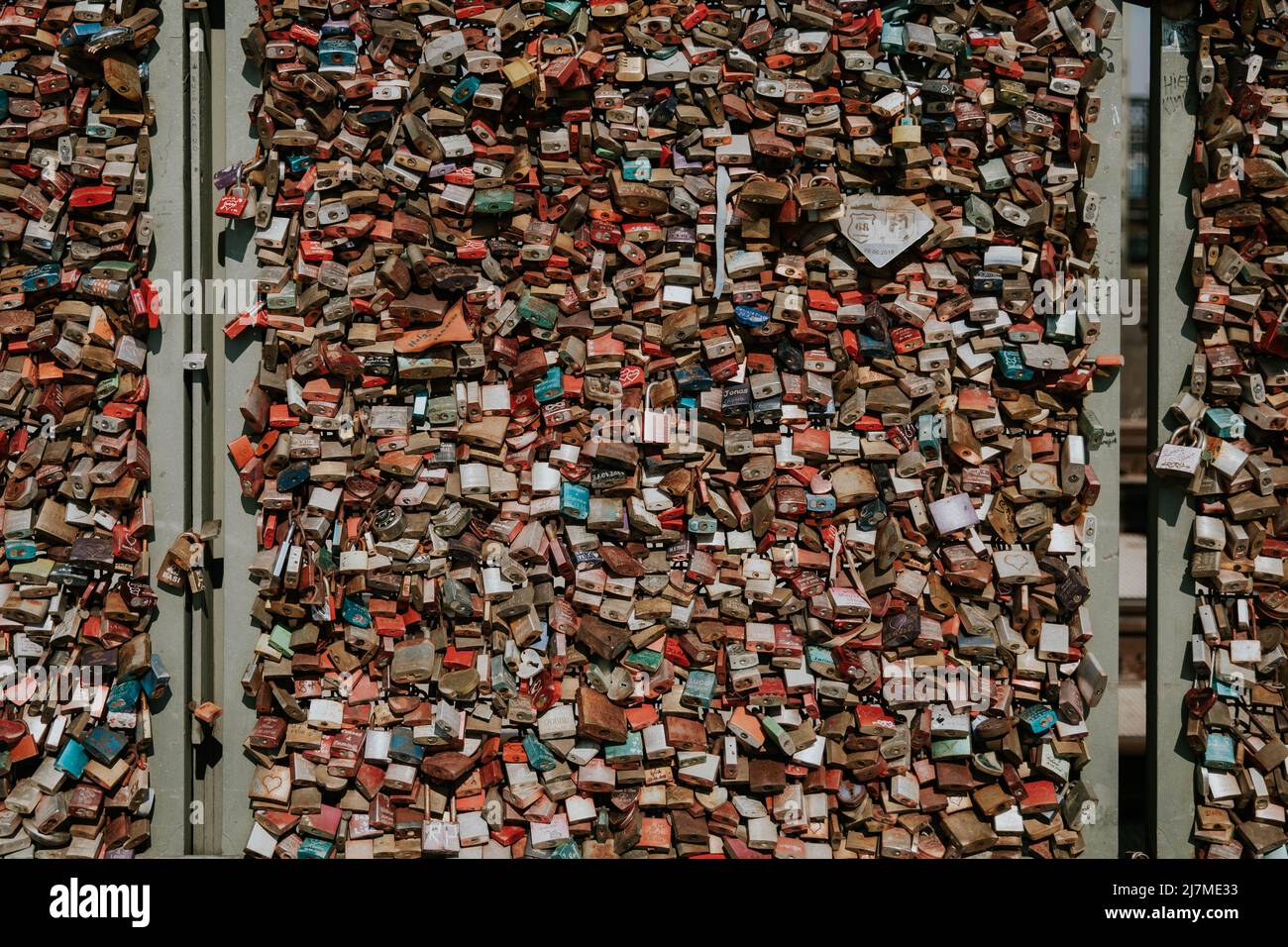 Lock bridge Cologne Stock Photo - Alamy