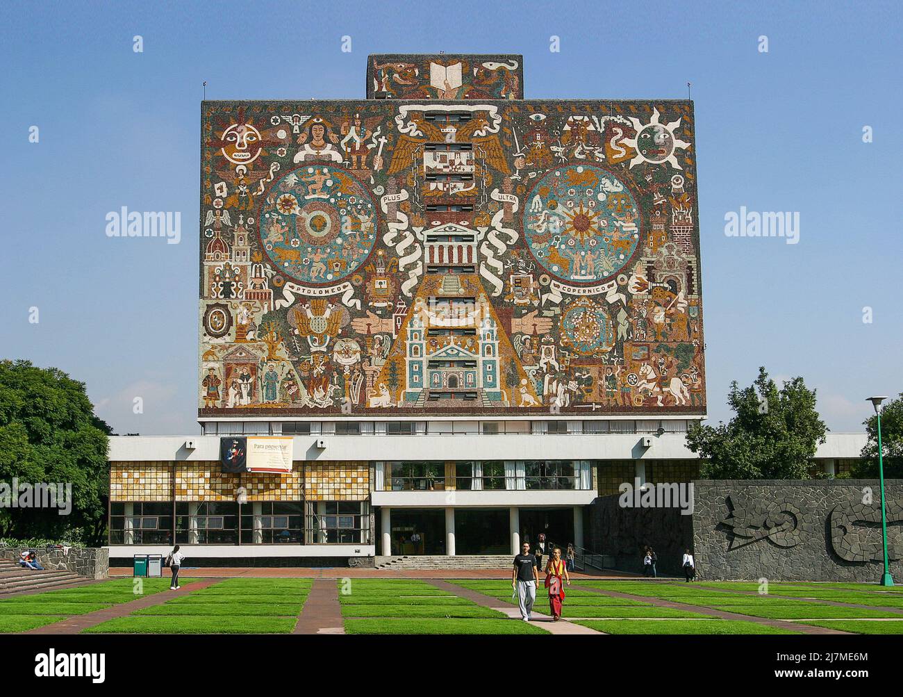 Mexico city university campus library hi-res stock photography and ...