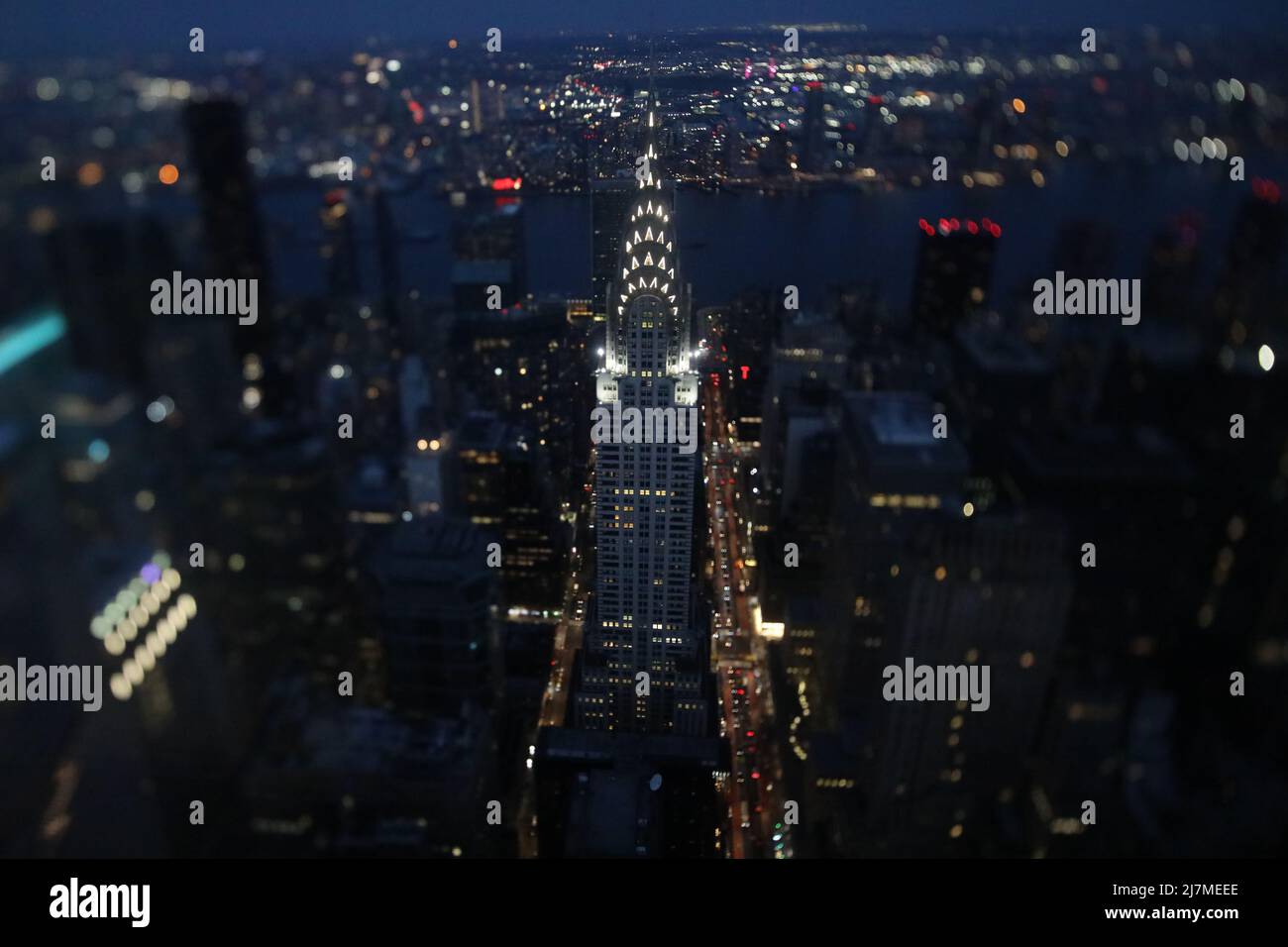 Chrysler Building at night, New York Stock Photo - Alamy