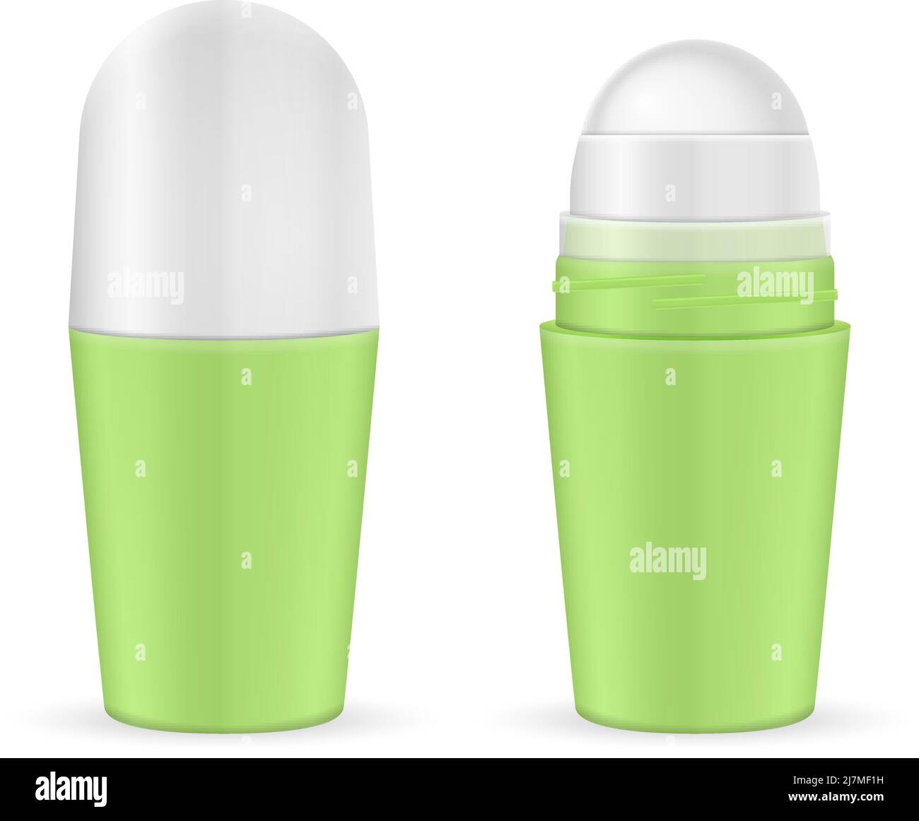 Roll-on deodorant set on a white background. Vector illustration Stock ...