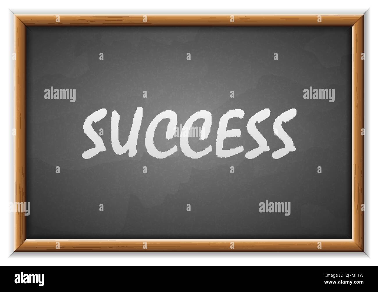 Success written on a blackboard. Vector illustration Stock Vector Image ...