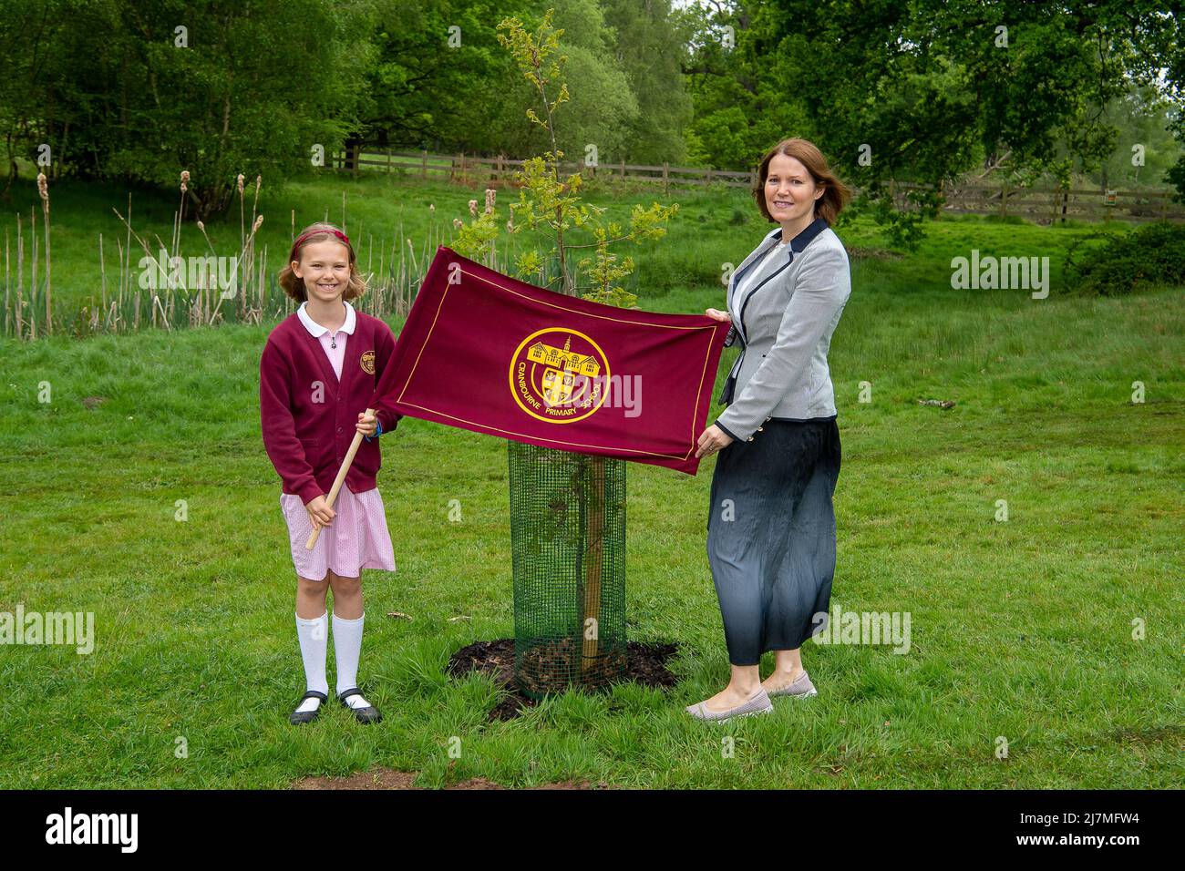 Ascot, Berkshire, UK. 10th May, 2022. Cranbourne Primary School pupil ...