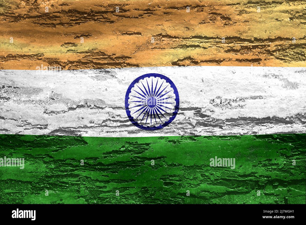 India flag - realistic waving fabric flag Stock Photo - Alamy
