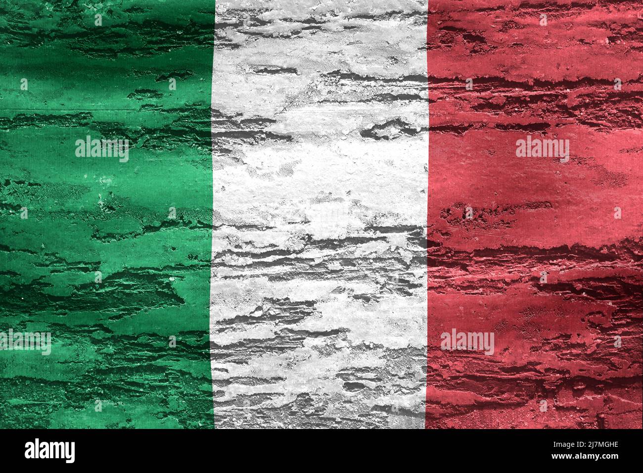 Italy flag - realistic waving fabric flag Stock Photo - Alamy