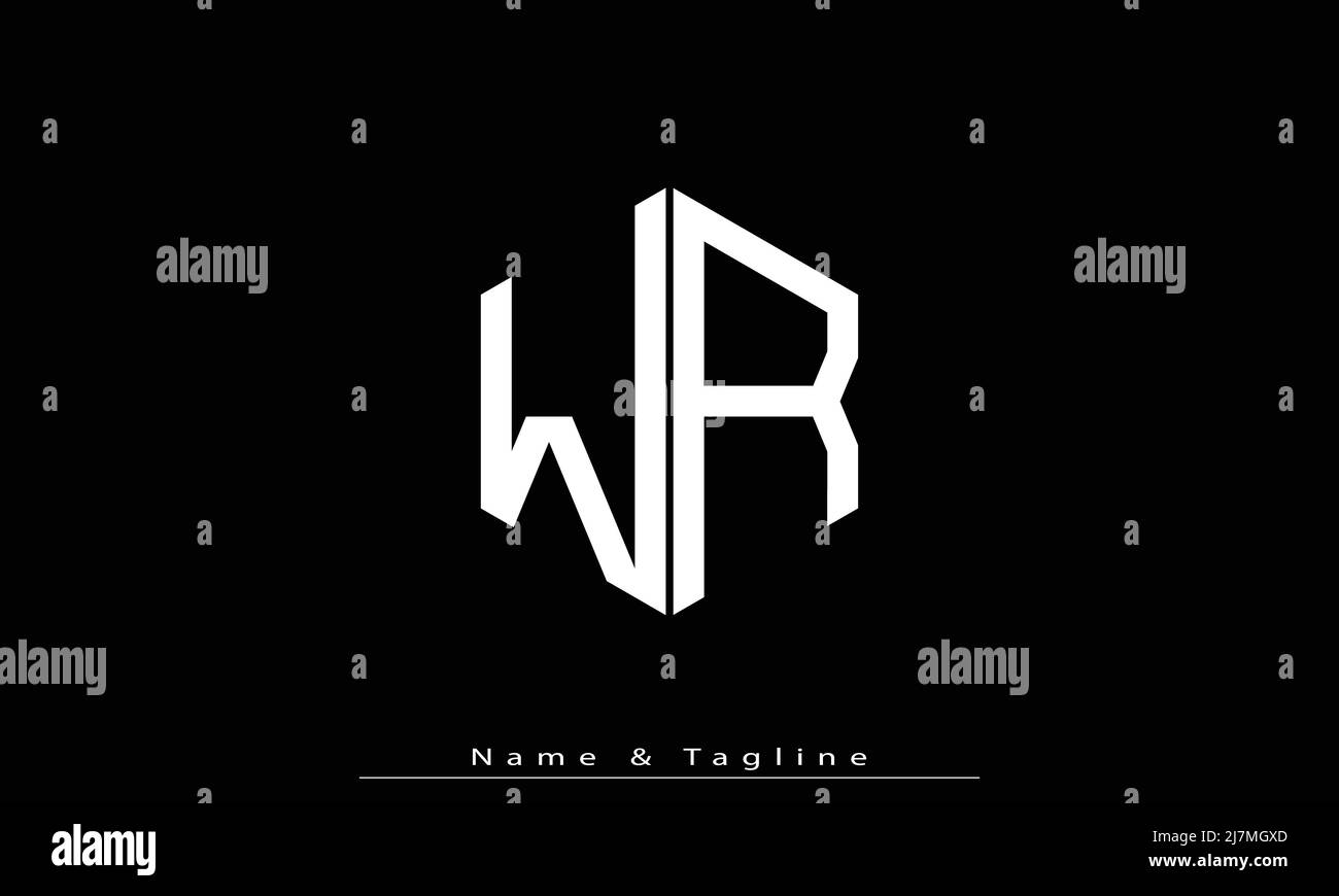 Wr logo Stock Vector Images - Alamy