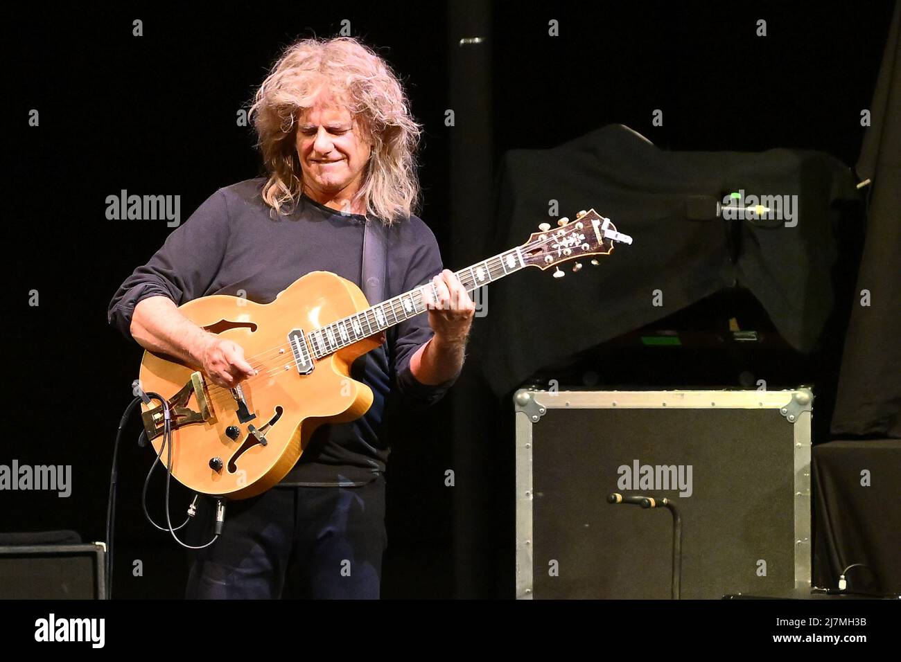 Pat Metheny during the Concert Side-Eye, on 8th May 2022, at Auditorium ...