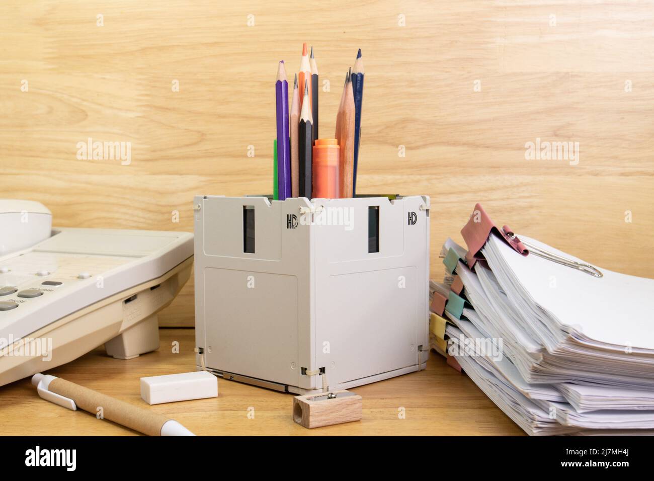 concept recycle floppy disk, Creative objects used for obsolete ...