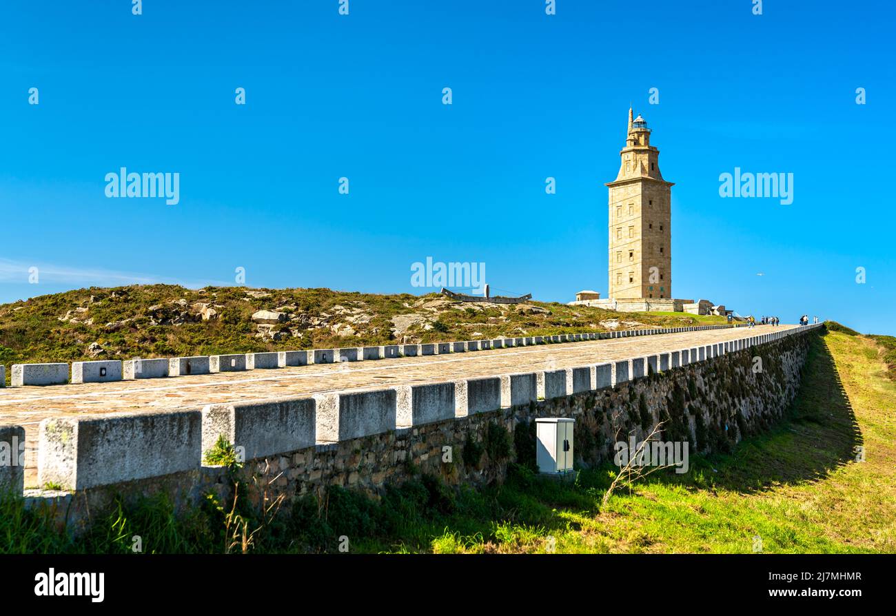 Roman rock lighthouse hi-res stock photography and images - Alamy