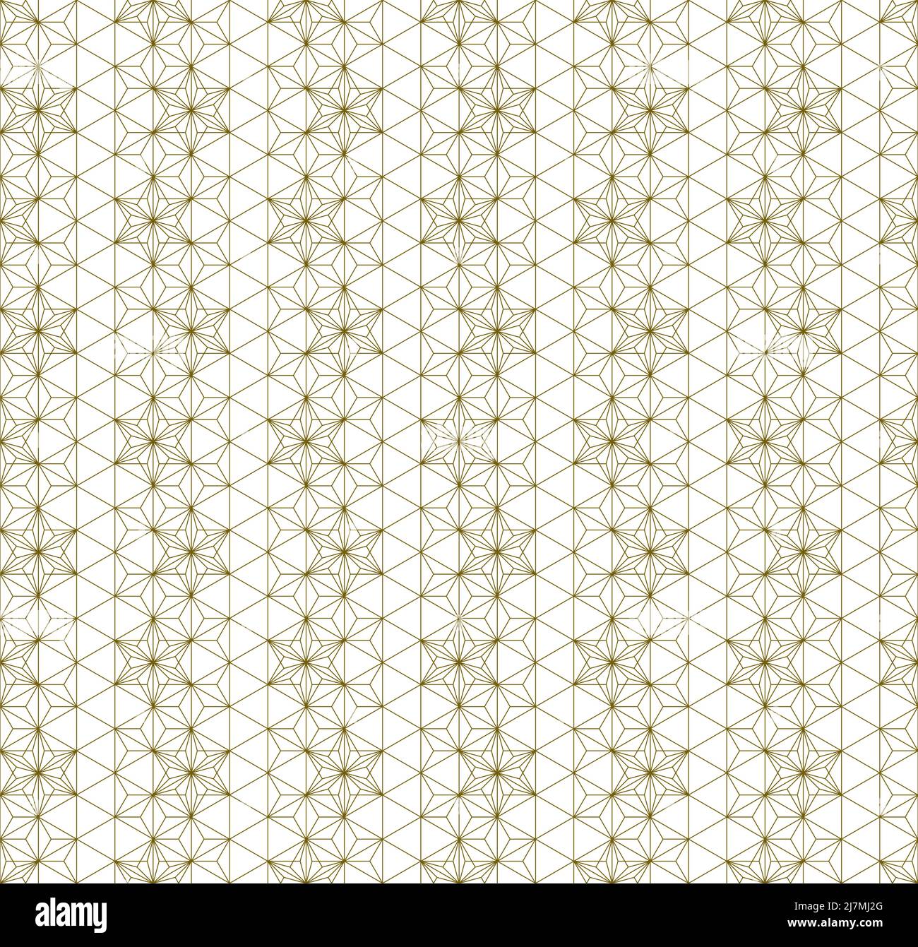 A seamless pattern based on elements of the traditional Japanese craft ...
