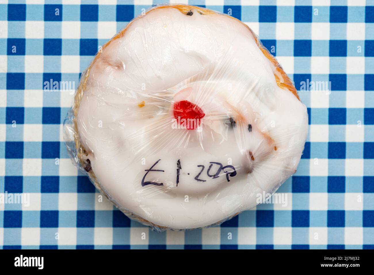 Belgian iced bun Stock Photo - Alamy