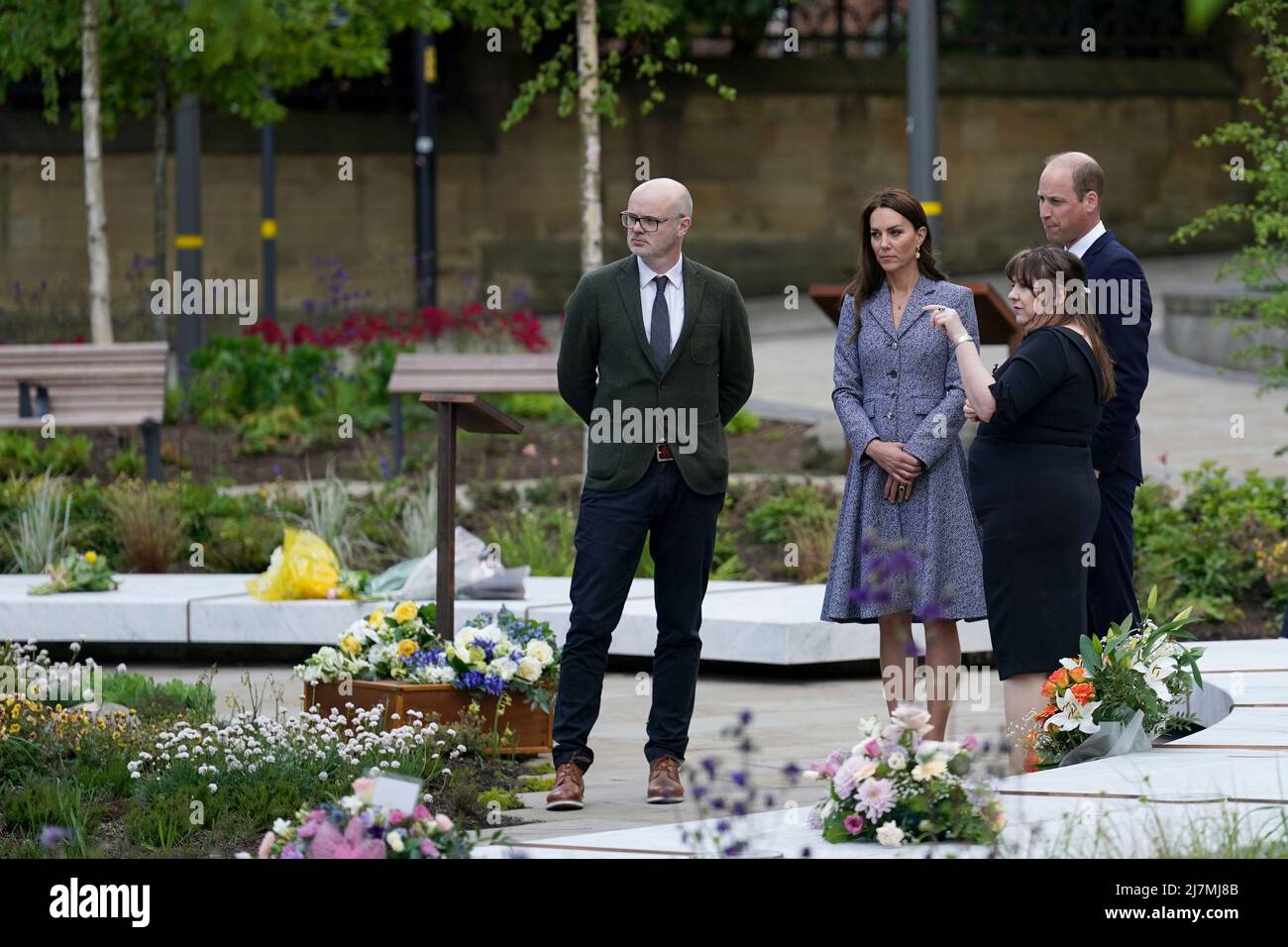 The Duke and Duchess of Cambridge with Andy Thomson (left) and Joanne ...