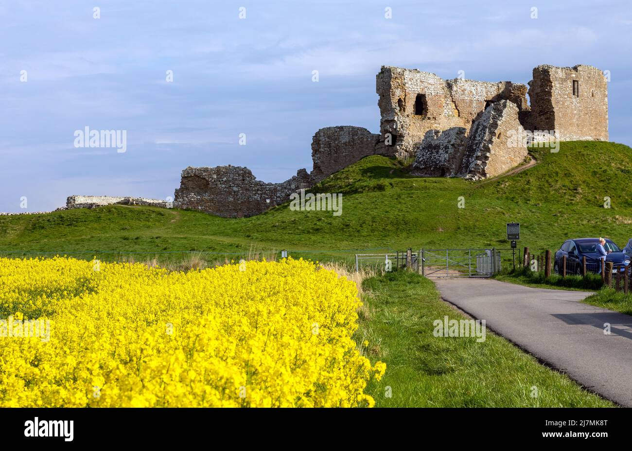 Duffus Castle Morayshire Scotland Stock Photo - Alamy