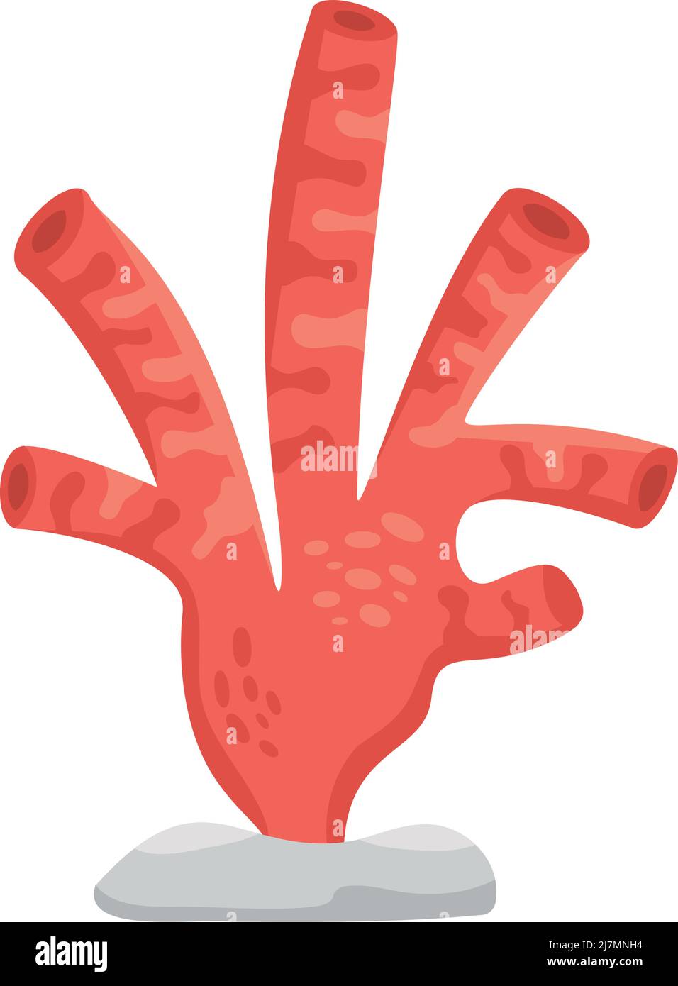 red seaweed plant sealife icon Stock Vector Image & Art - Alamy