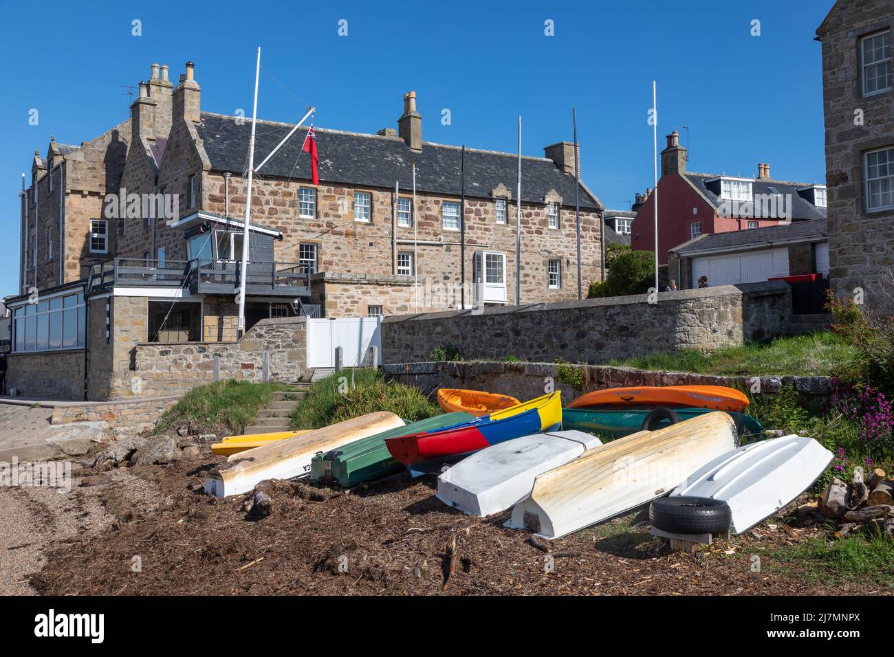 Local Architecture in Findhorn Scotland Stock Photo - Alamy
