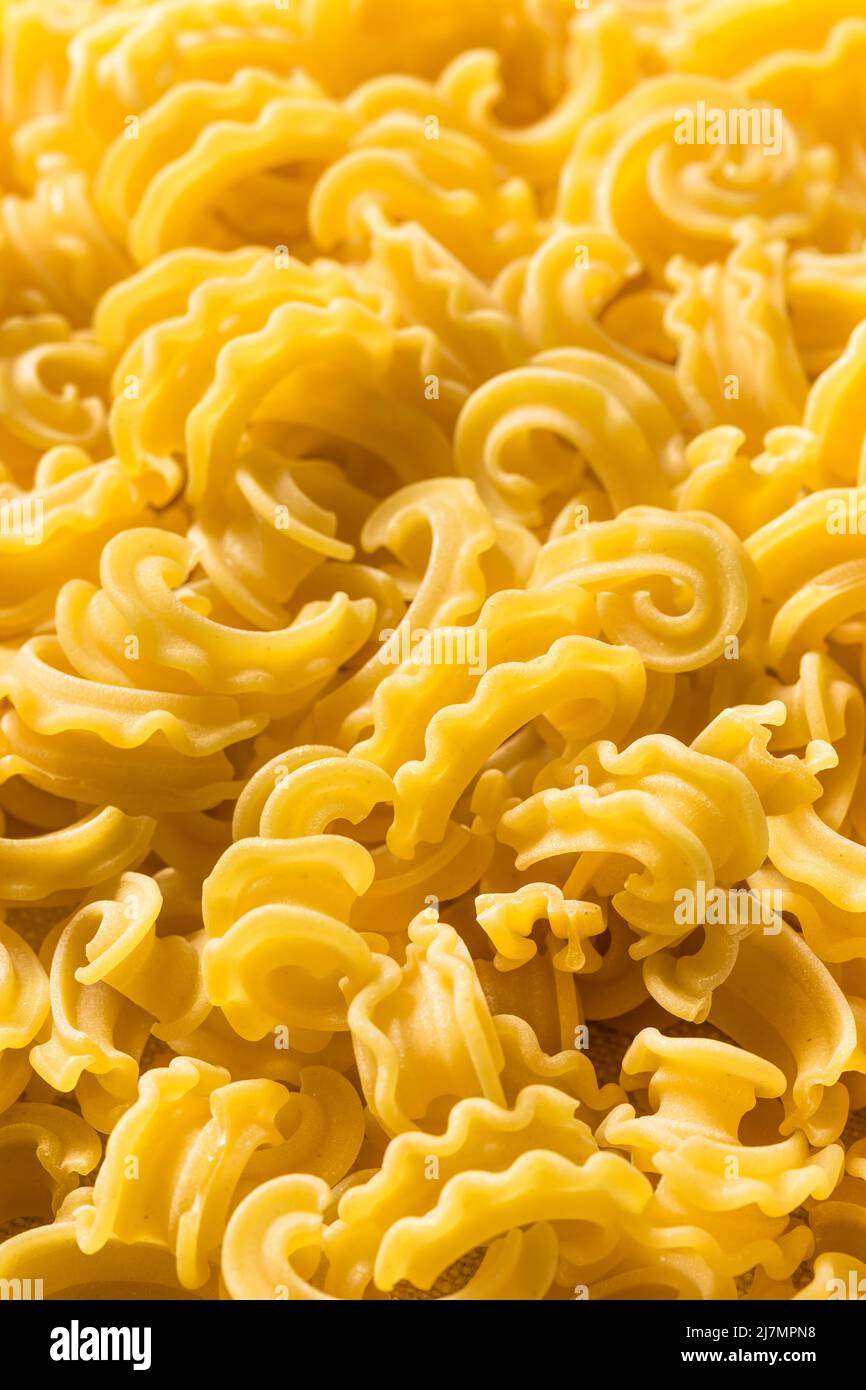 Dry Organic Cascatelli Pasta in a Bowl Stock Photo - Alamy