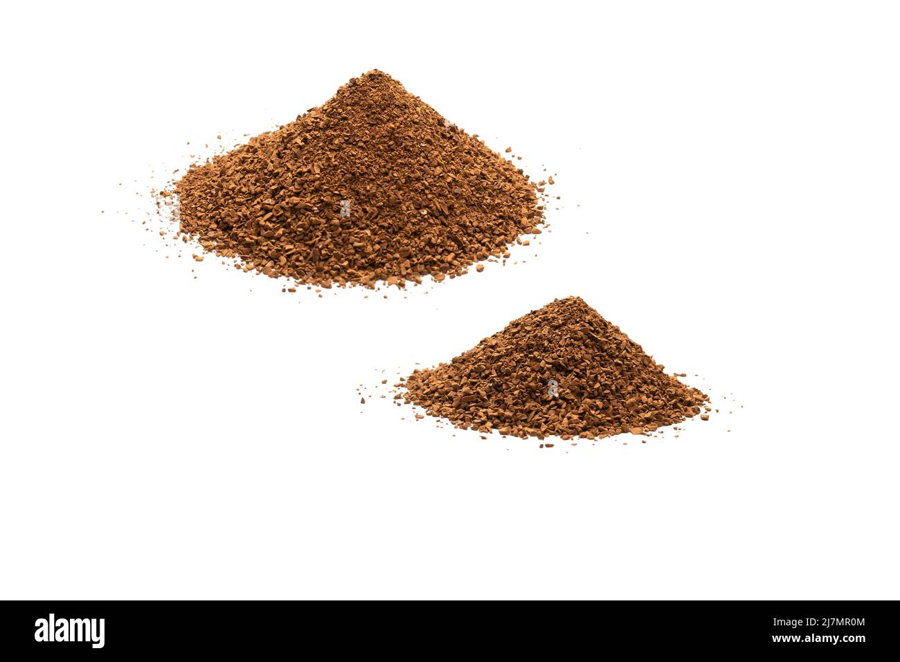 Instant coffee isolated on a white background Stock Photo - Alamy