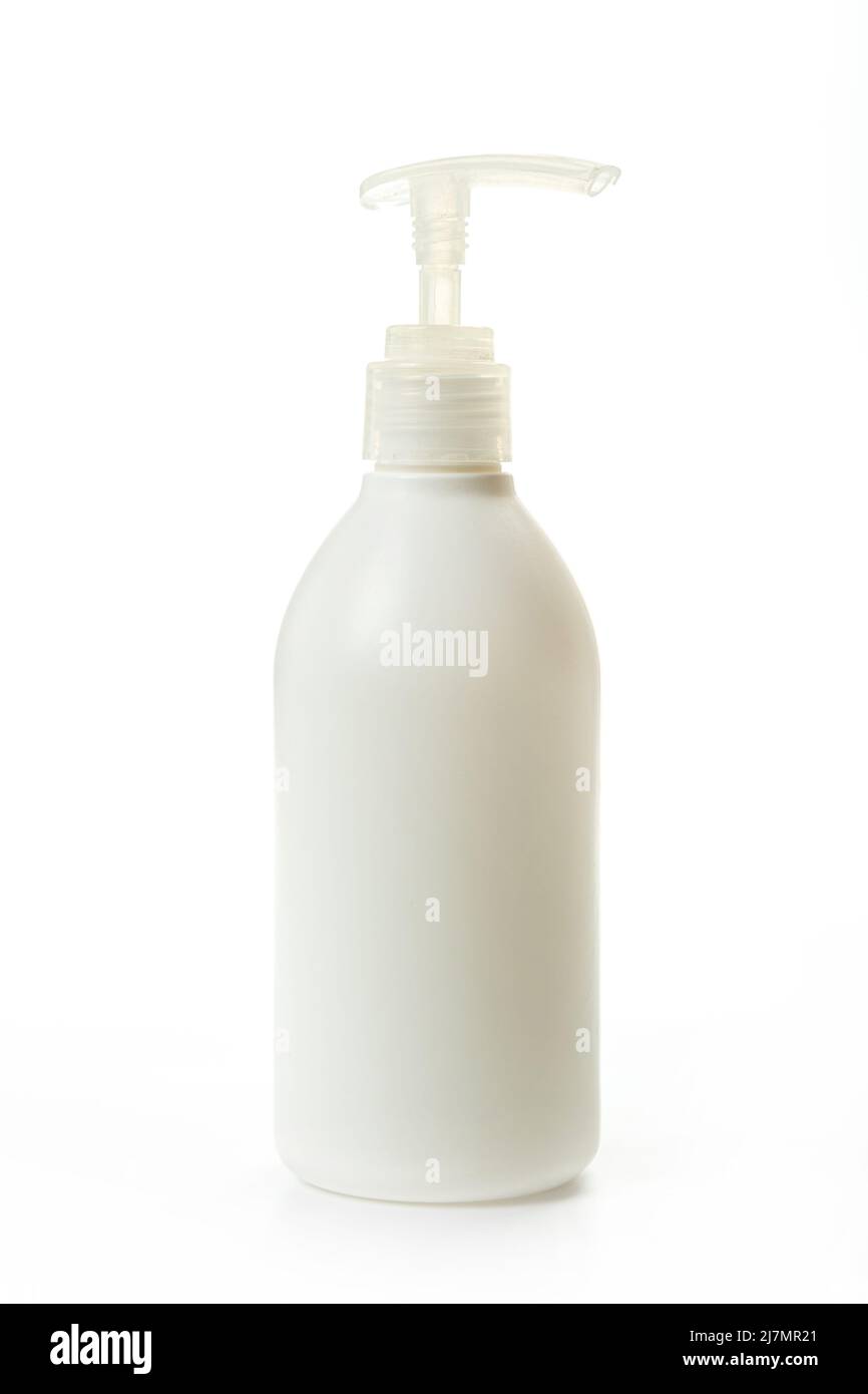 Plastic bottle of cleaning product. Isolated on white background Stock ...