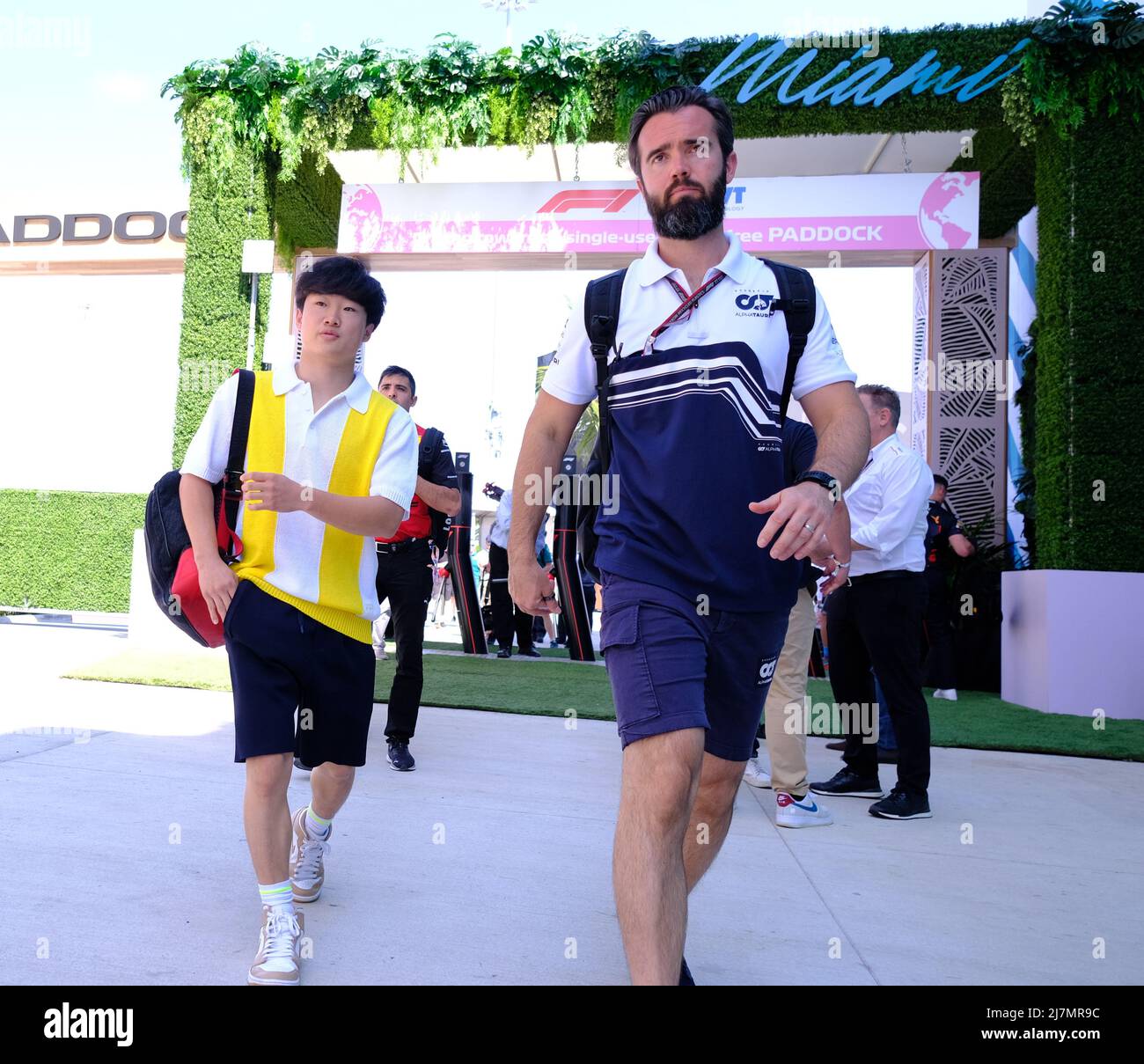 May 6th, 2022: Yuki Tsunoda, Scuderia AlphaTauri team driver #22 during ...