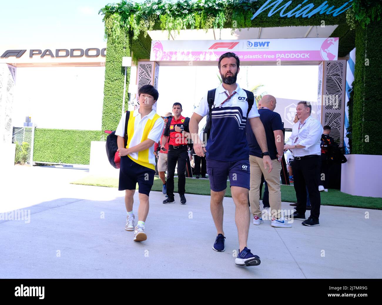 May 6th, 2022: Yuki Tsunoda, Scuderia AlphaTauri team driver #22 during ...