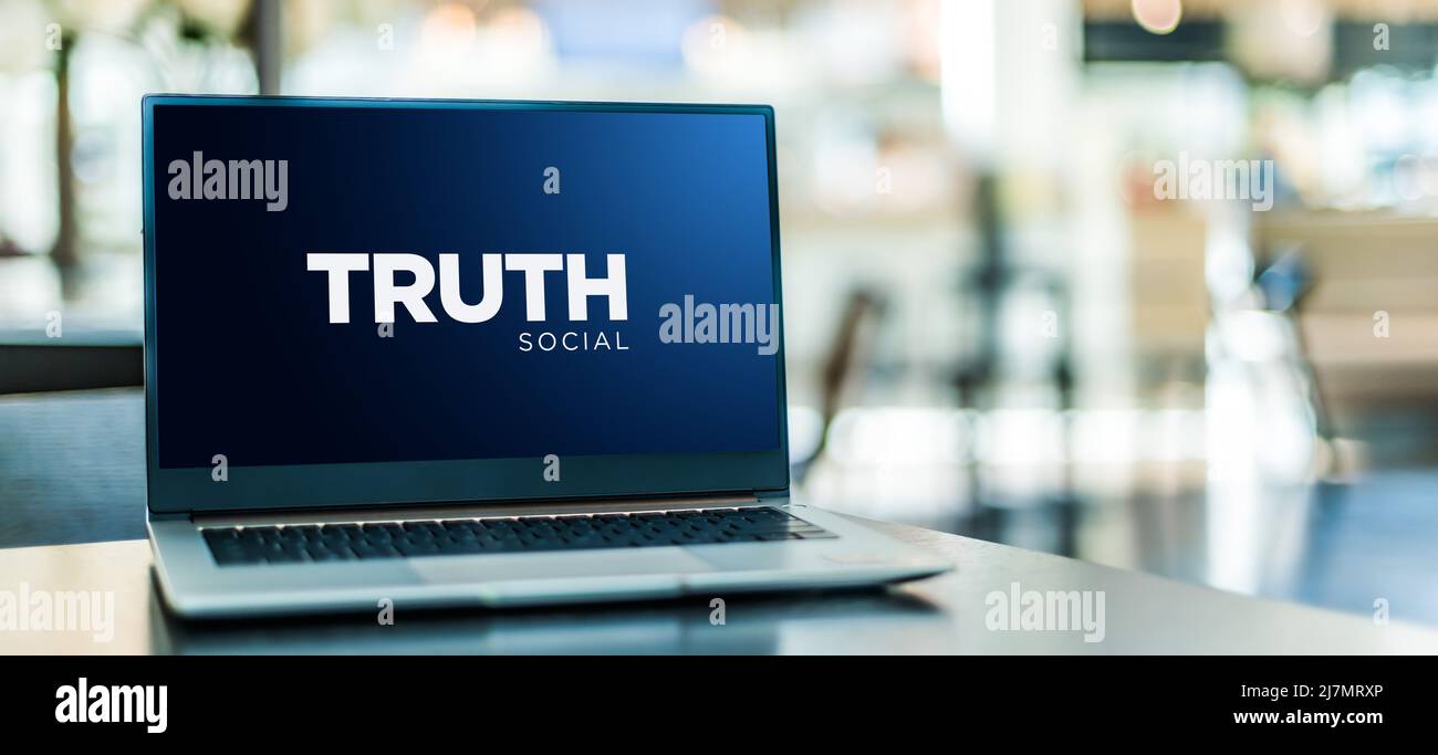 Truth social logo hi-res stock photography and images - Alamy