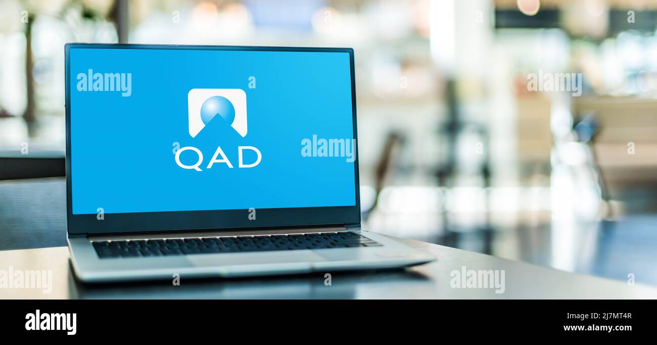 Qad business logo hi-res stock photography and images - Alamy