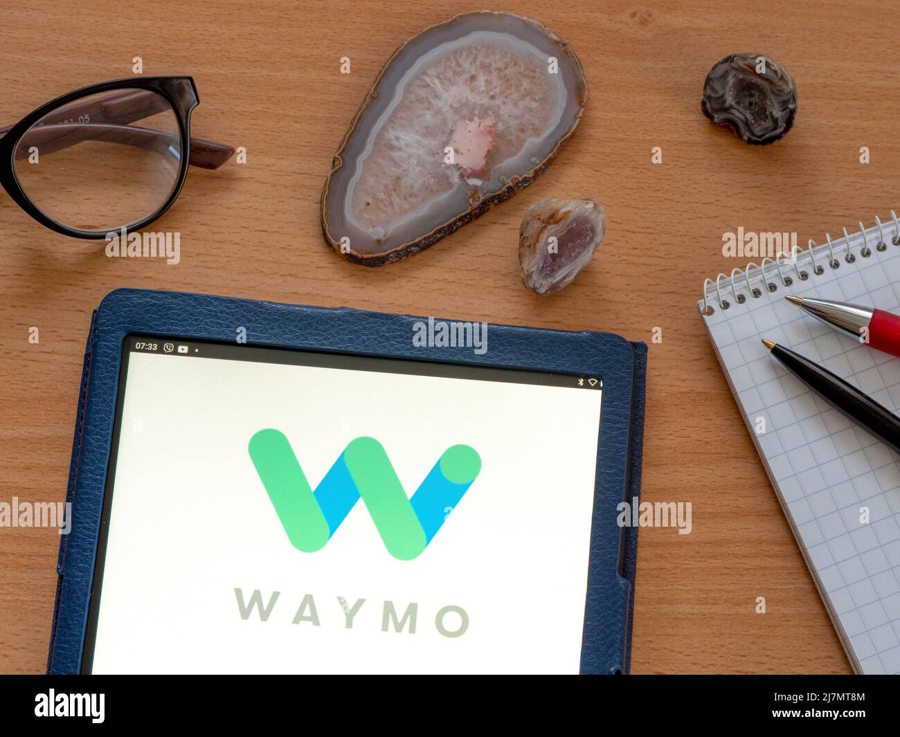 Waymo logo hi-res stock photography and images - Alamy