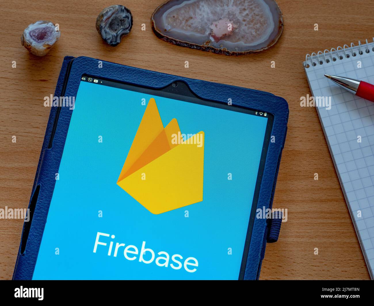 Germany. 10th May, 2022. In this photo illustration Firebase owned by ...