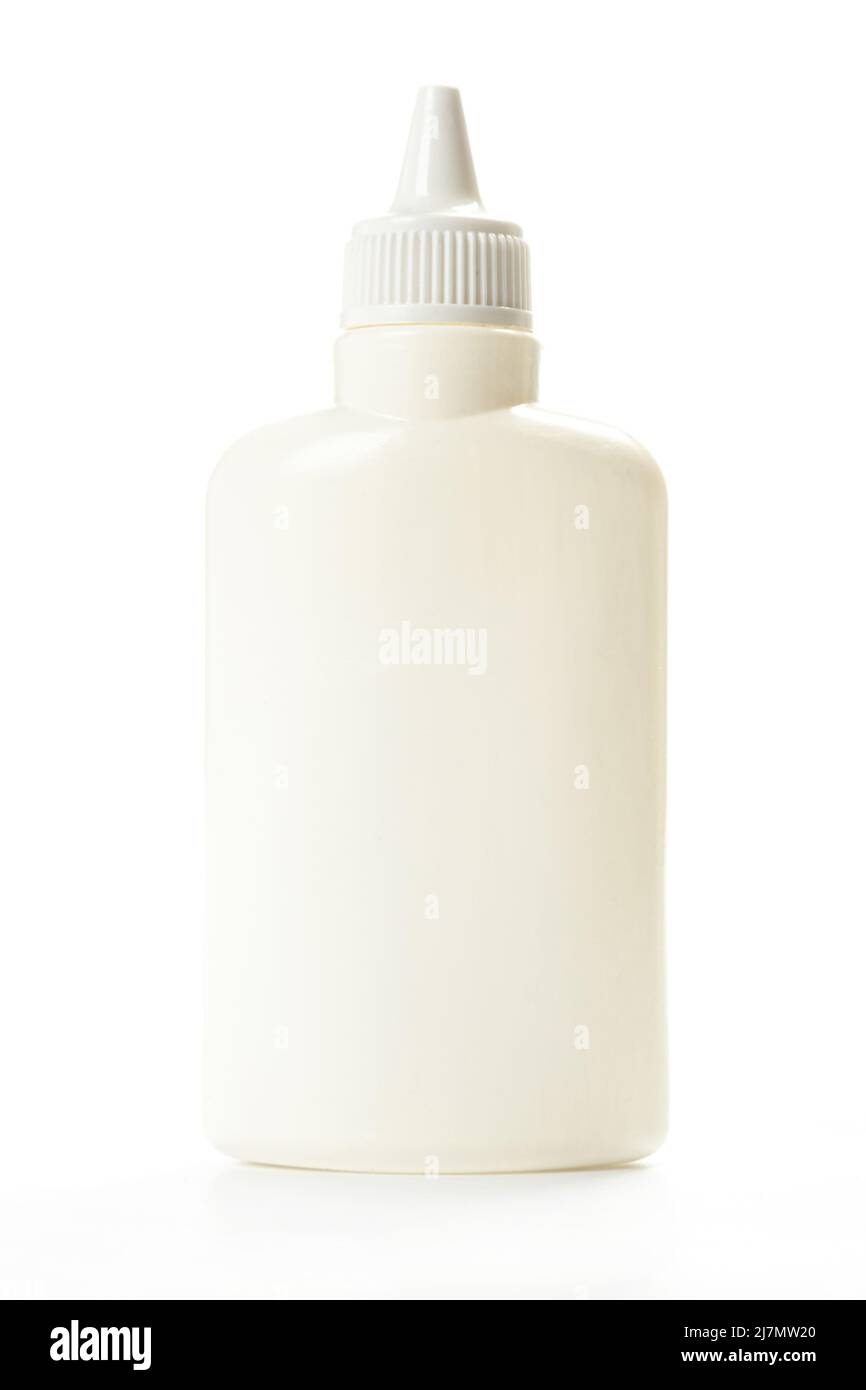 Plastic bottle of cleaning product. Isolated on white background Stock ...