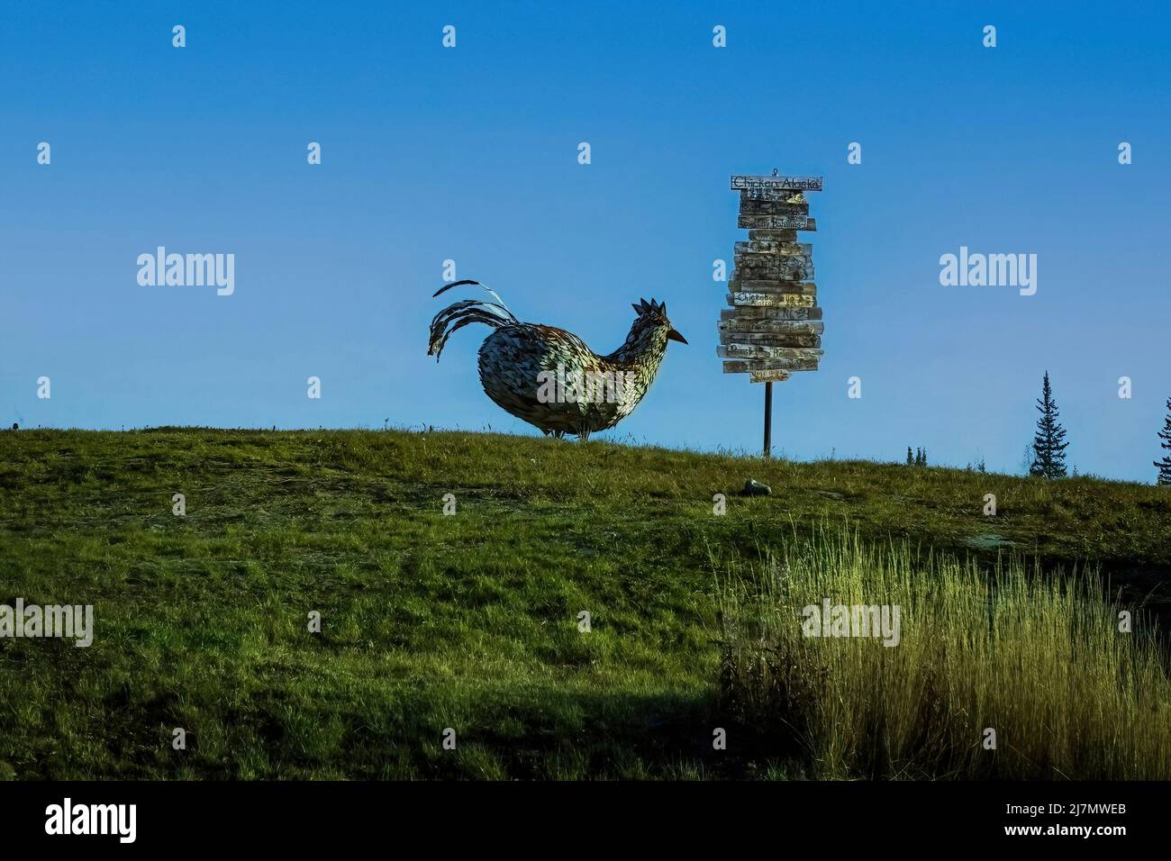 Town of Chicken Creek, Alaska Stock Photo - Alamy