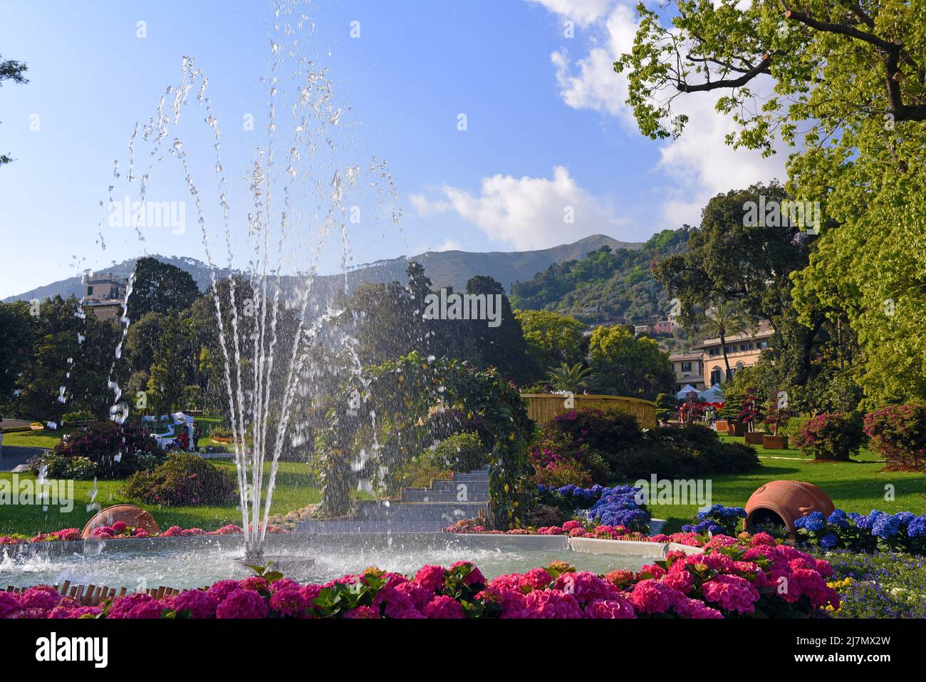 euroflora nervi parks, flower garden genoa italy Stock Photo - Alamy