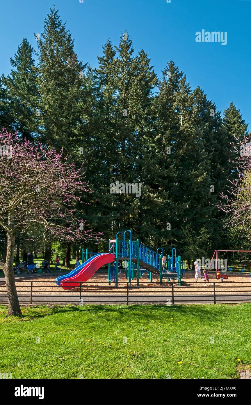 Curved monkey bars hi-res stock photography and images - Alamy