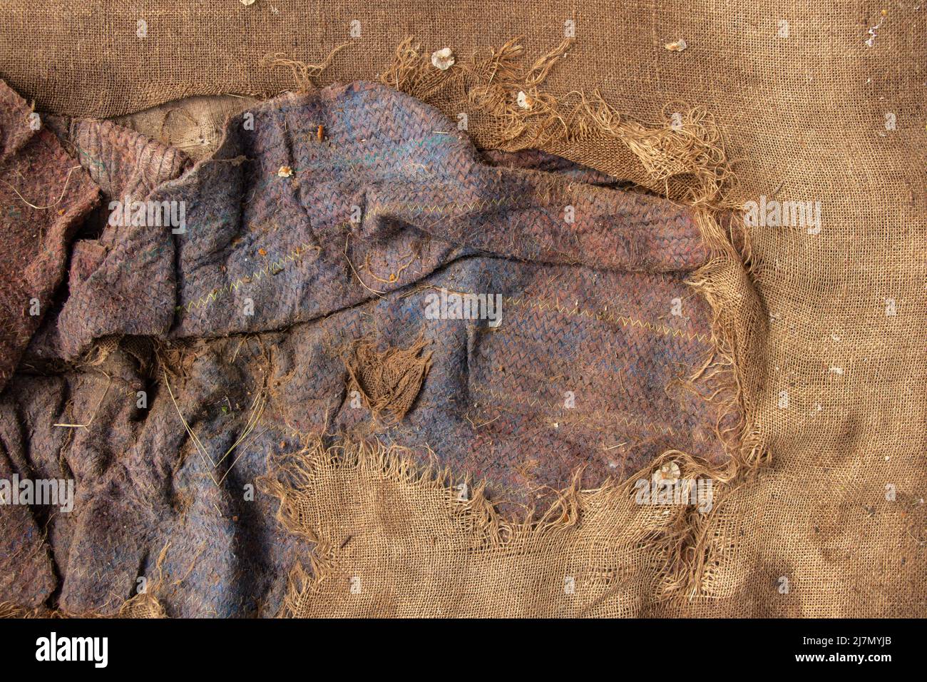 Old dirty grungy fabric texture hi-res stock photography and images - Alamy